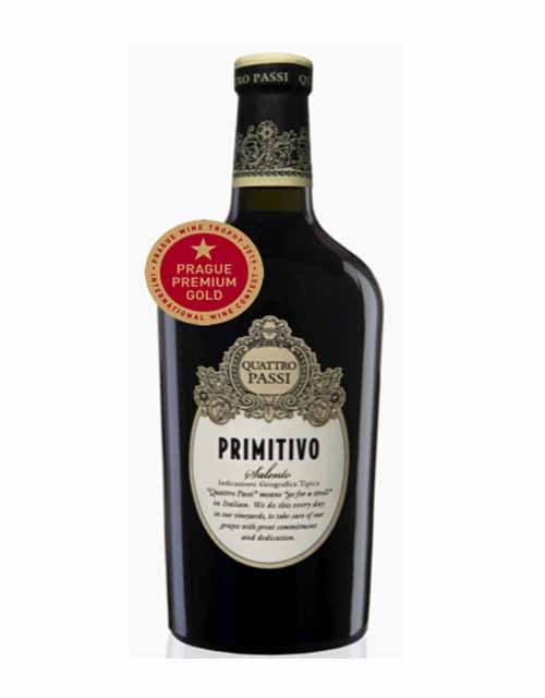 Quatro Passi Primitivo IGT Red Wine 75cl – OnlineCava Cyprus